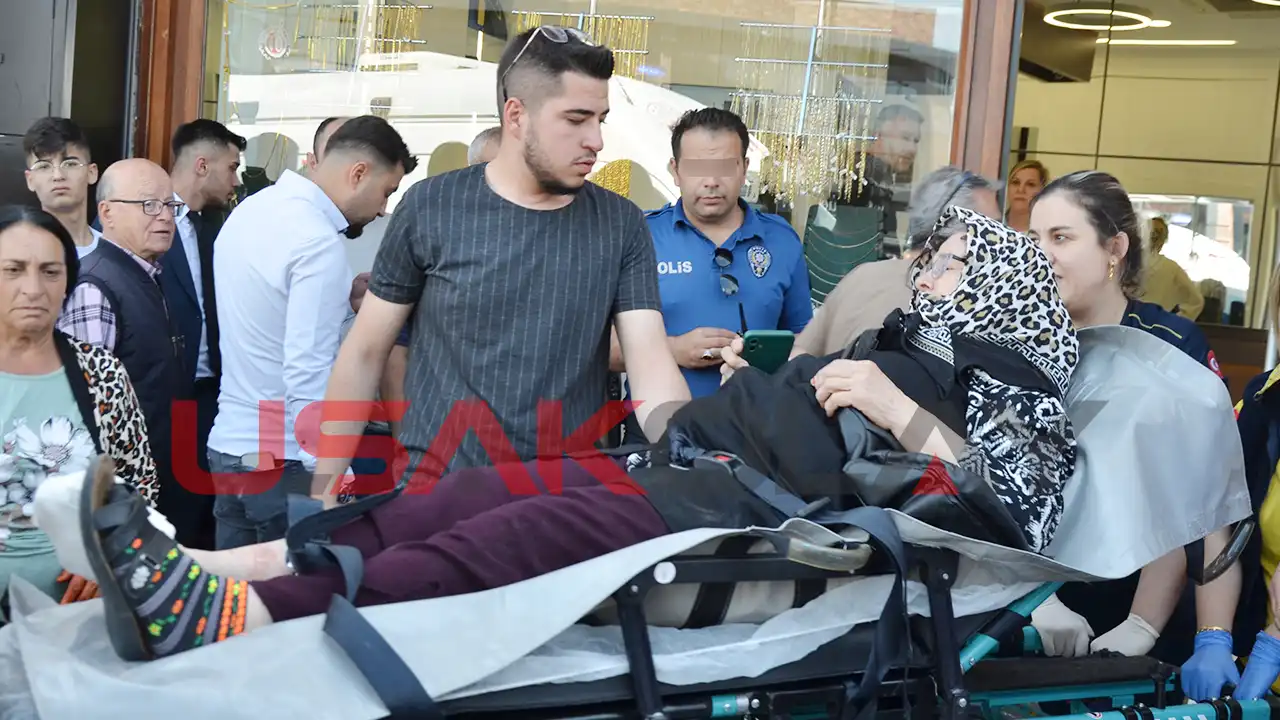 Uşak'ta Sarraf Dükkanı Kurşunlandı: 2 Yaralı