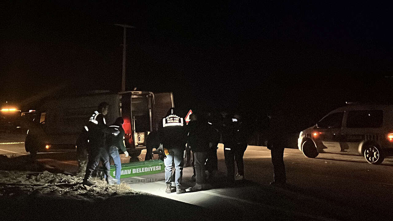 Simav’da otomobil tarlaya uçtu; 1 ölü